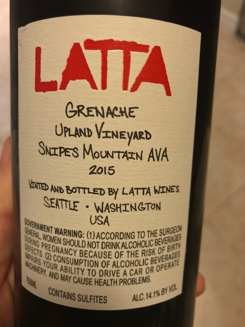 This Grenache is A “LATTA” Wine!! – Larry The Wine Guy